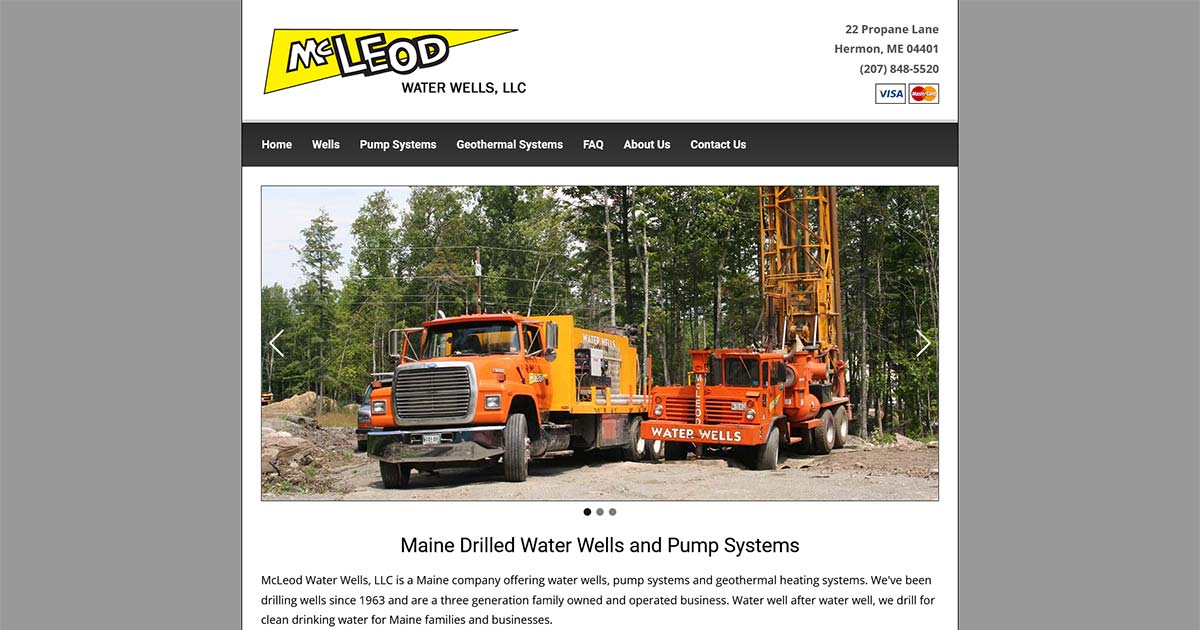 Water Well Drilling, Pump Systems & Geothermal Drilling | McLeod Water ...